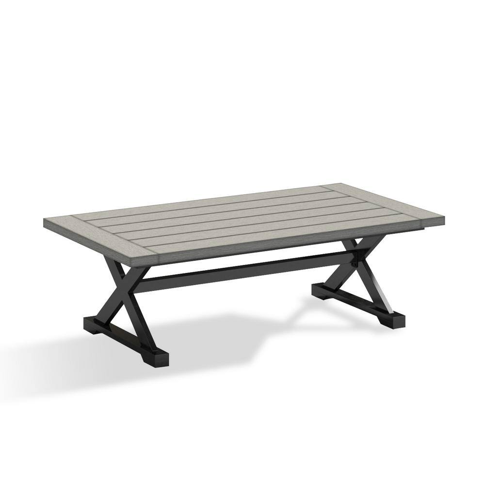 ULAX FURNITURE Marindo Rectangular Aluminum Outdoor Coffee Table HD ...