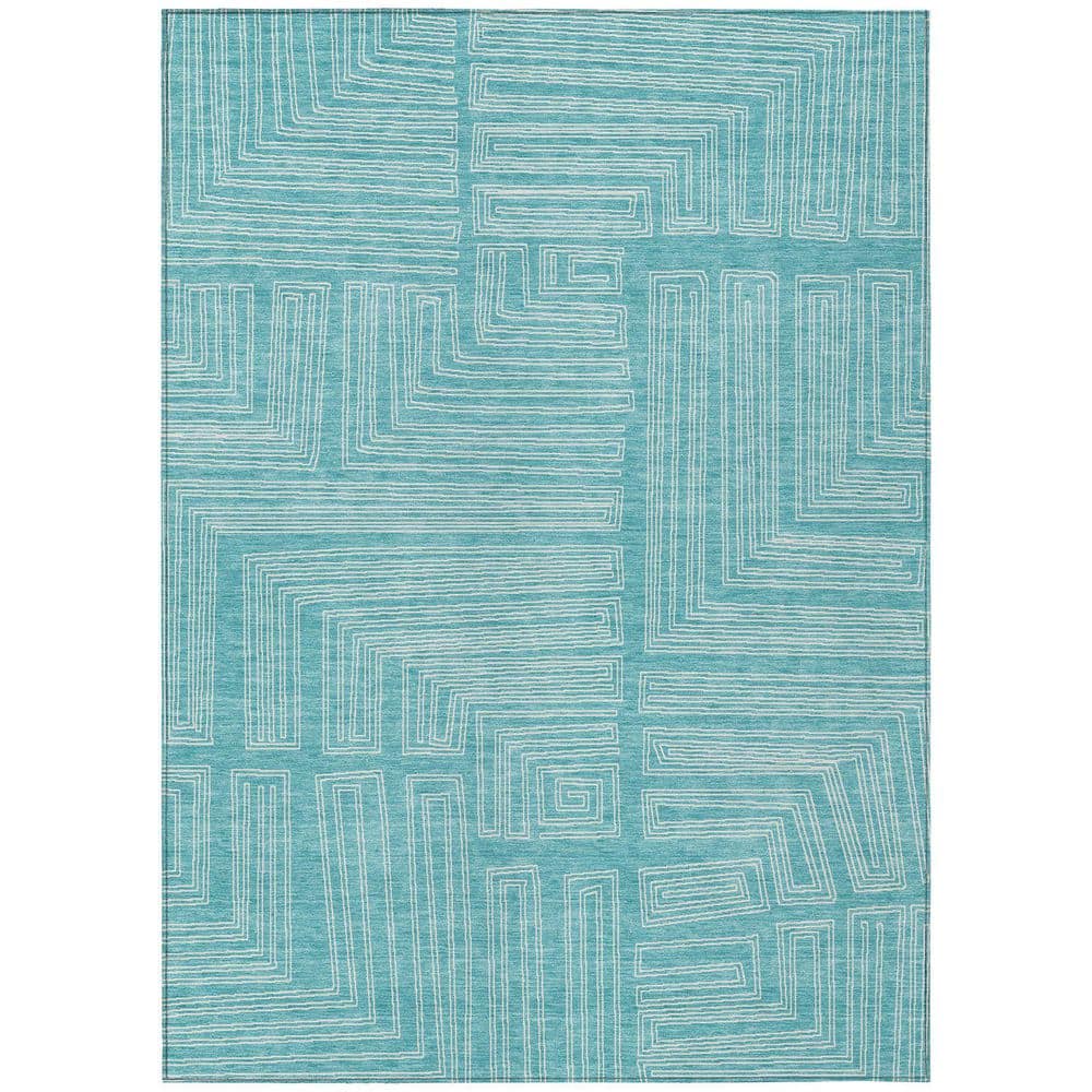 Addison Rugs Chantille Machine Washable Indoor/Outdoor Abstract ACN1045 ...