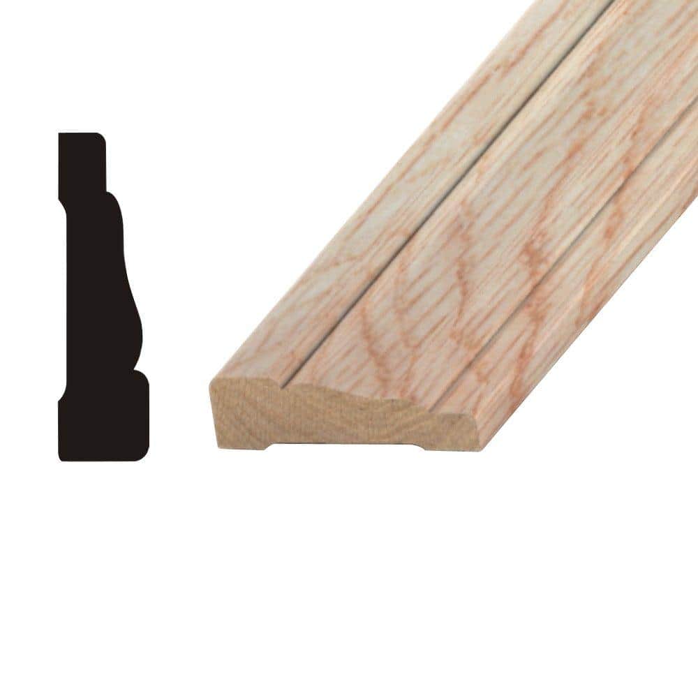 5/8 in. x 2-1/4 in. Red Oak Casing O240 - The Home Depot