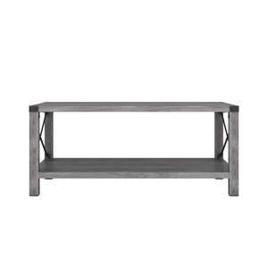 Ameriwood Seneca 42 in. Distressed Gray Oak Large Rectangle Particle ...