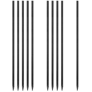 NVNOO 1/2 in. x 24 in. Heavy Duty Landscape Rebar Timber Spikes with ...