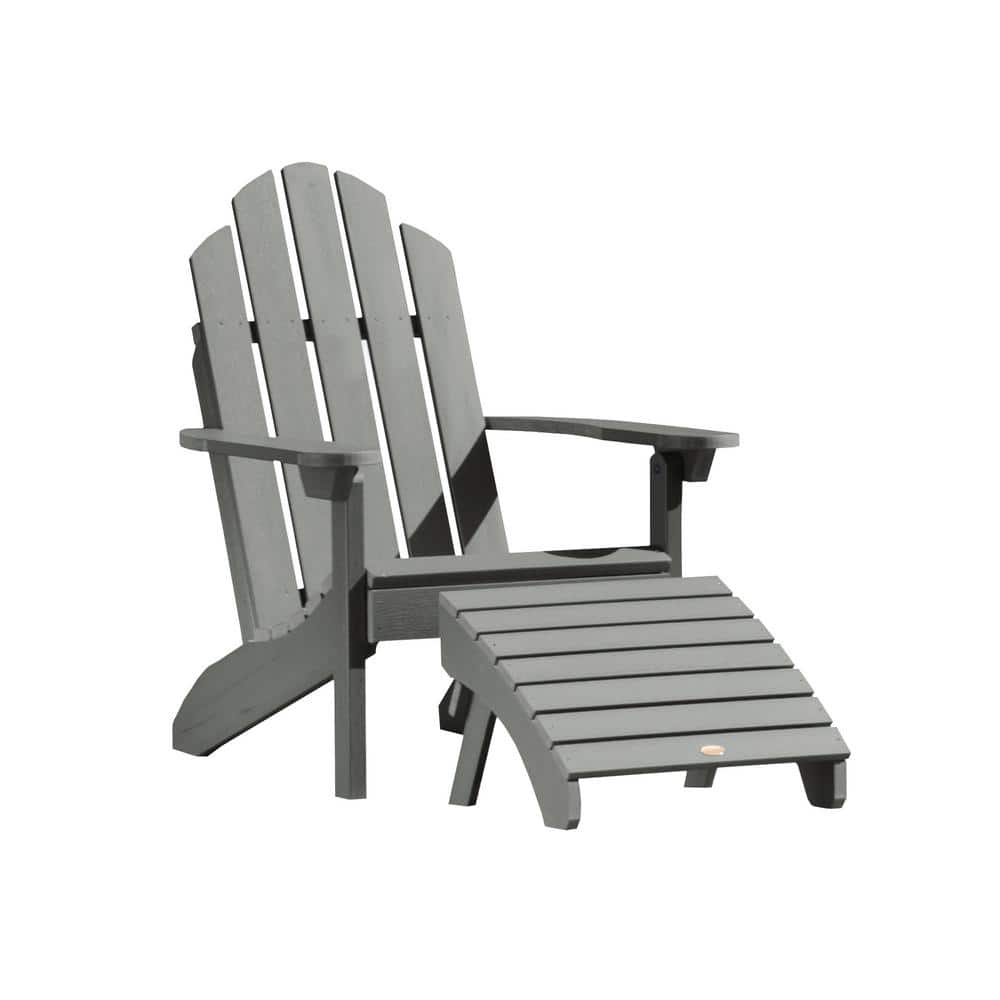 Highwood Classic Westport Coastal Teak 2-Piece Recycled Plastic Outdoor ...