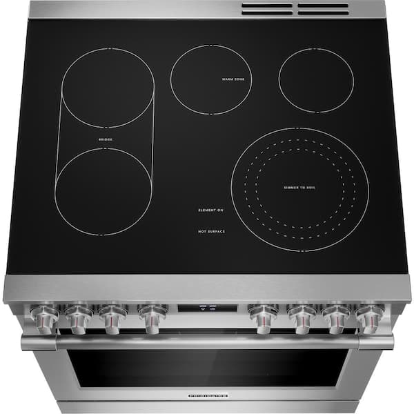 Frigidaire Professional 30 in. 5 Element Slide-In Electric Range in ...