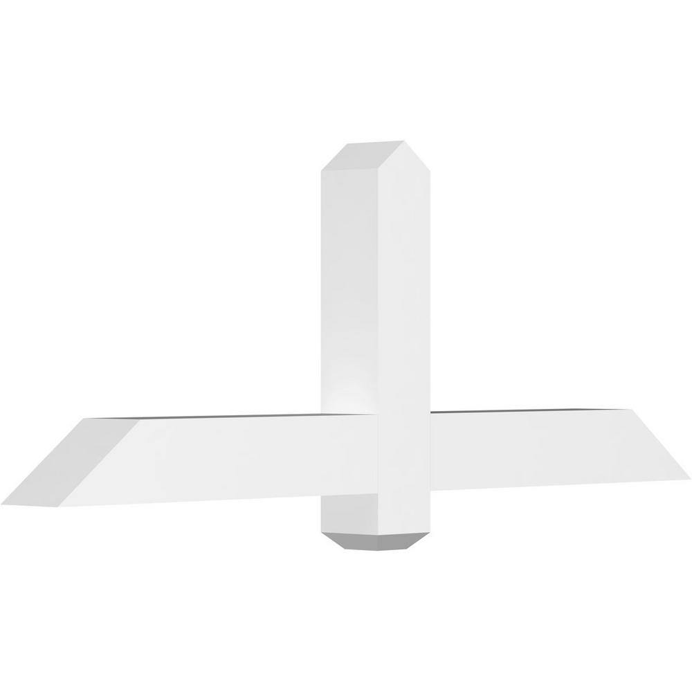 Ekena Millwork Eugene 48 in. W x 18 in. H x 4 in. D Signature ...