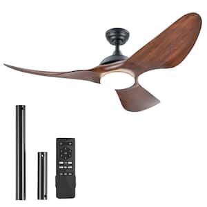 QRMOK Air5 72 in. Indoor Ceiling Fan with Light and Remote Industrial ...