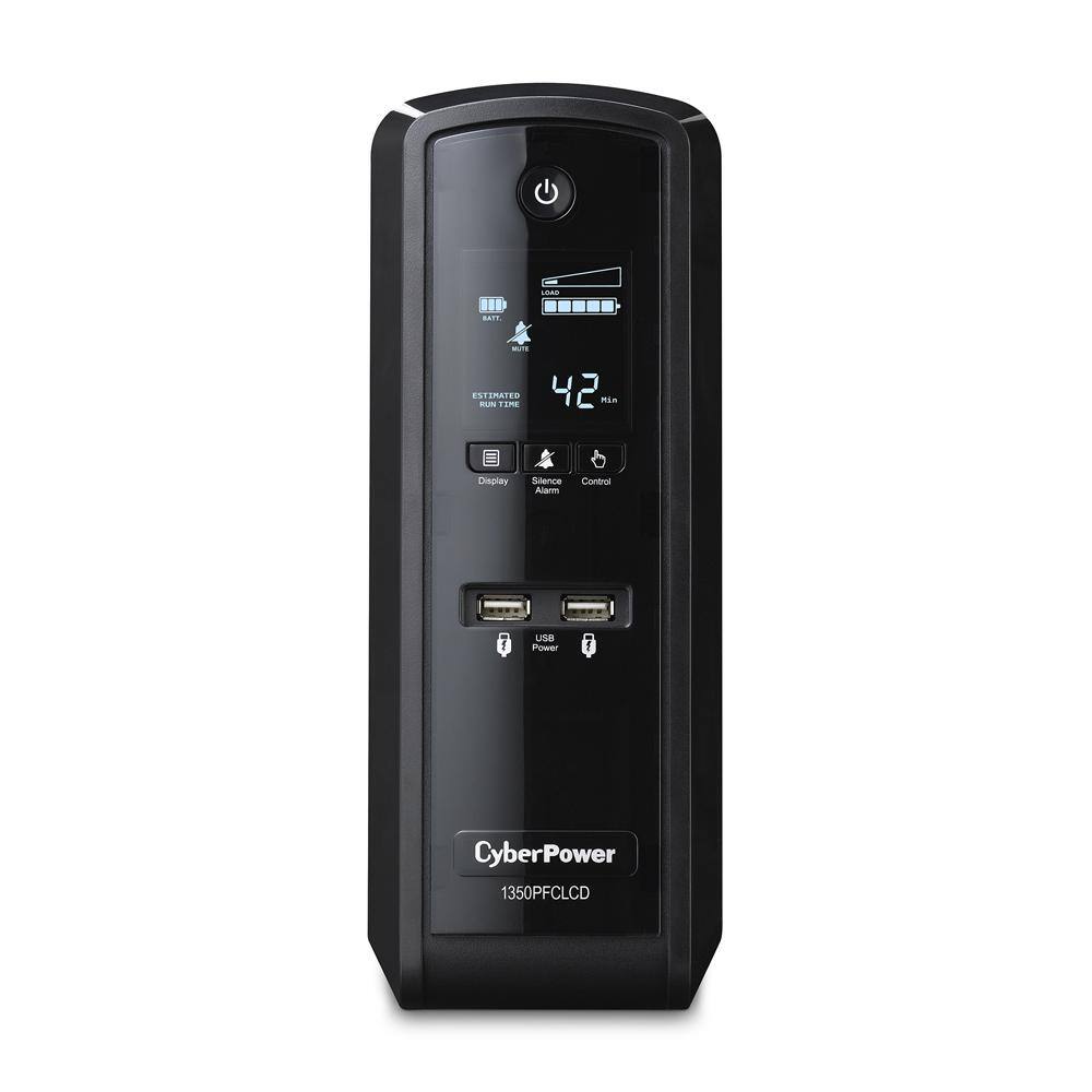 CyberPower 1350VA 120-Volt 10-Outlet Surge Protected Tower UPS ...