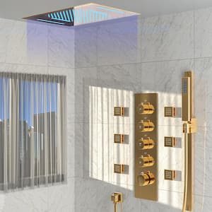 Gold - Shower Systems - Bathroom Faucets - The Home Depot