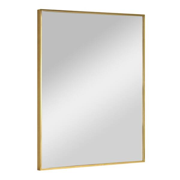 Head West 36 in. x 30 in. Brassy Gold Spectrum Metal Rectangular ...