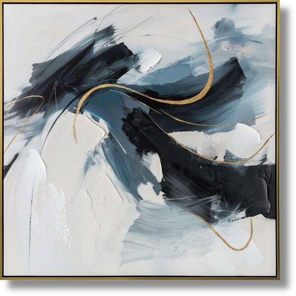 Classy Art 1 Piece Framed Graphic Print Abstract Art Print 32.5 in. x ...