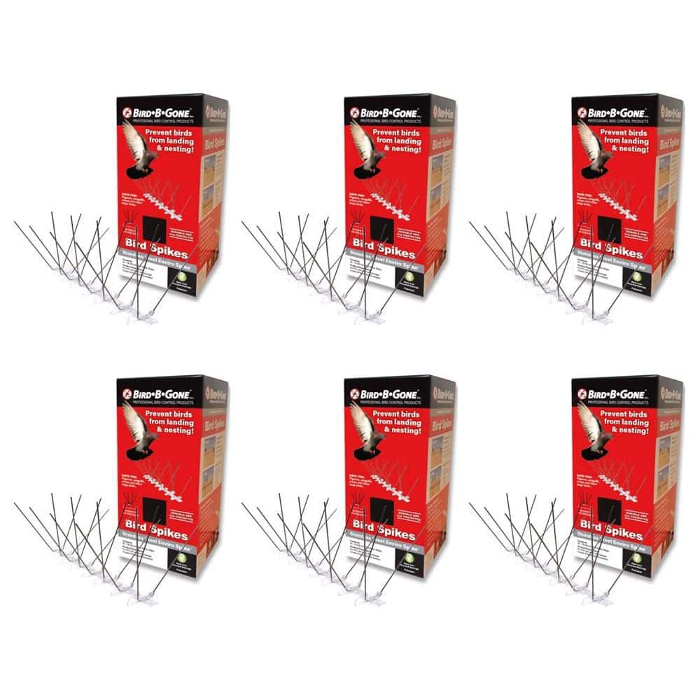Bird B Gone Enviro Spike 10 ft. x 5 in. Stainless Steel Bird Spikes 6 ...