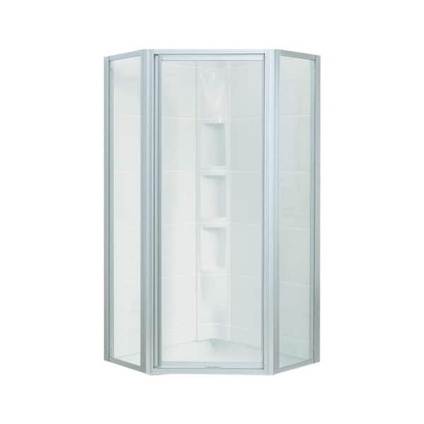 Sterling Intrigue 27 9 16 In X 72 In Framed Neo Angle Shower Door In