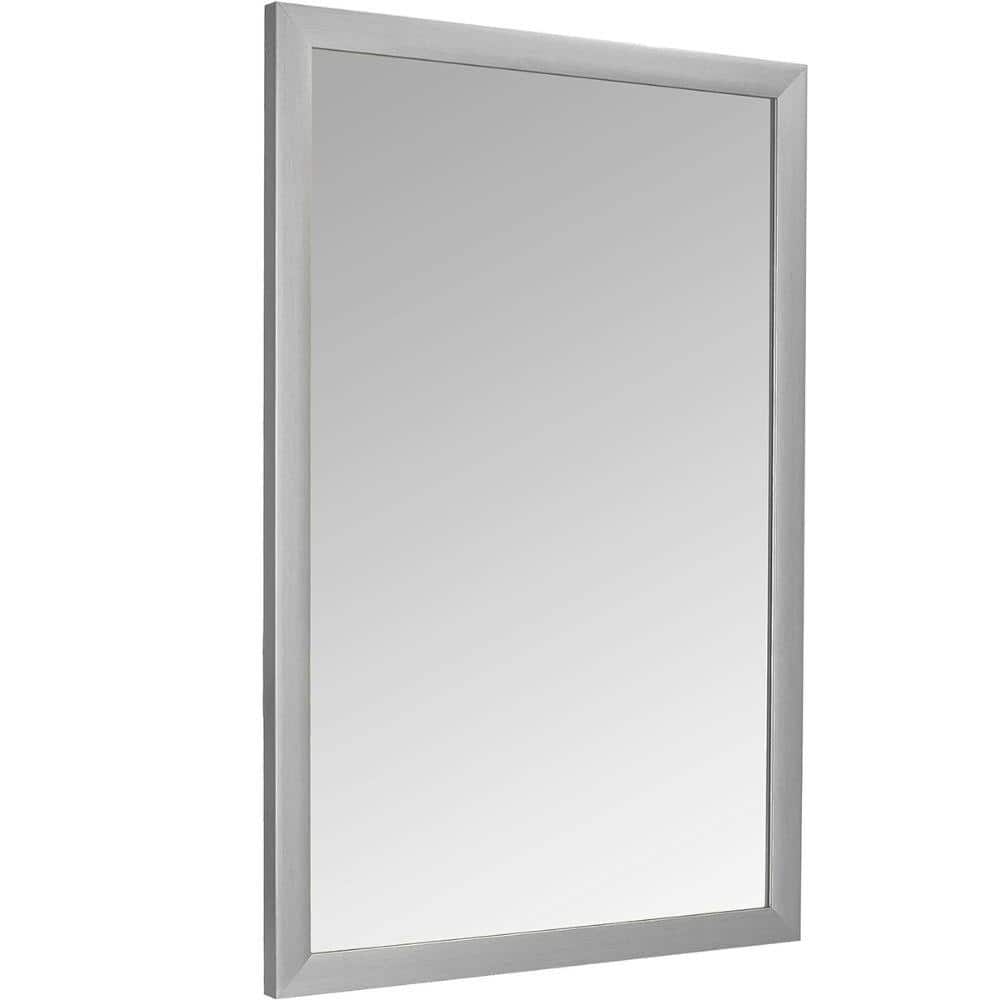 Afoxsos 24 in. x 36 in. Rectangular Wallmounted Mirror with Standard ...