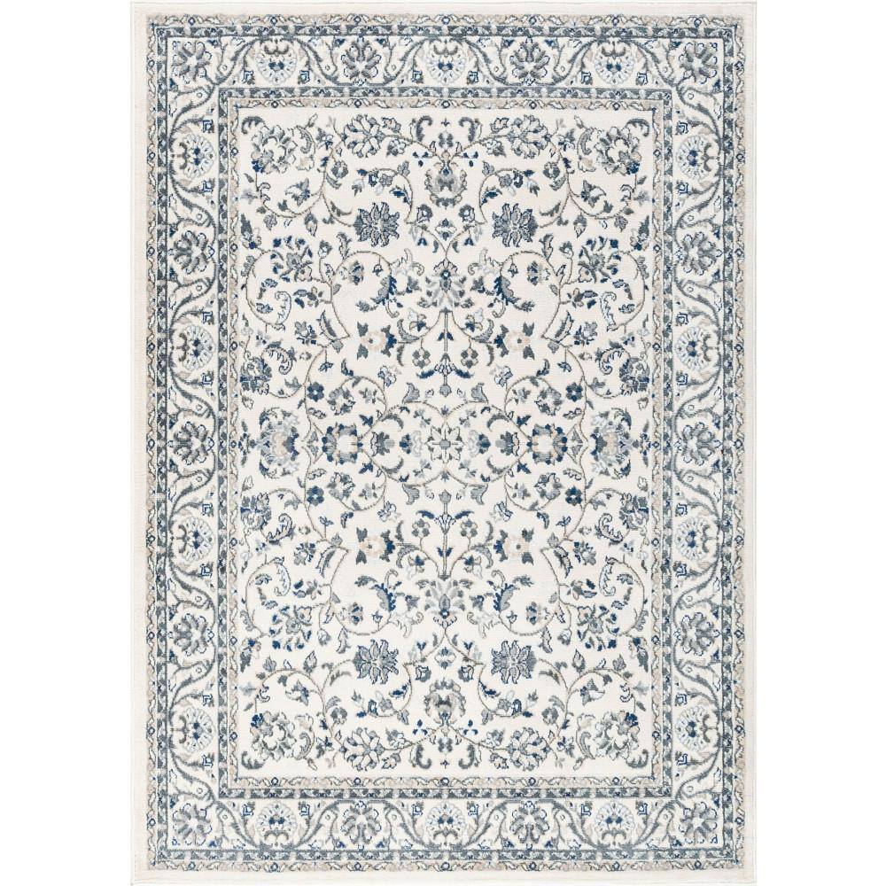 Tayse Rugs Madison Floral Cream 9 ft. x 13 ft. Indoor Area Rug MDN4617 ...
