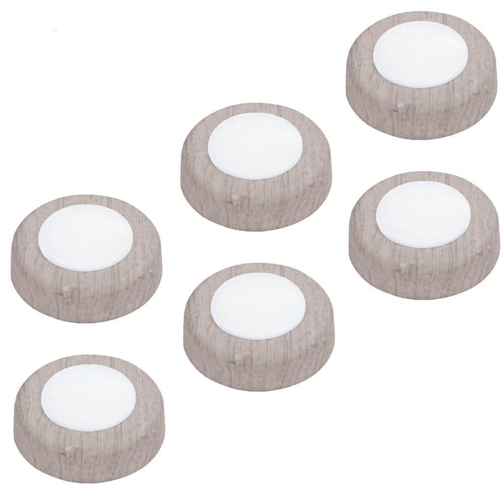Pinegreen Lighting 2.8 in. Round Under Cabinet Integrated LED Puck ...