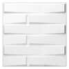 Art3dwallpanels 0.04 in. x 19.7 in. x 19.7 in. White 3D PVC Decorative ...
