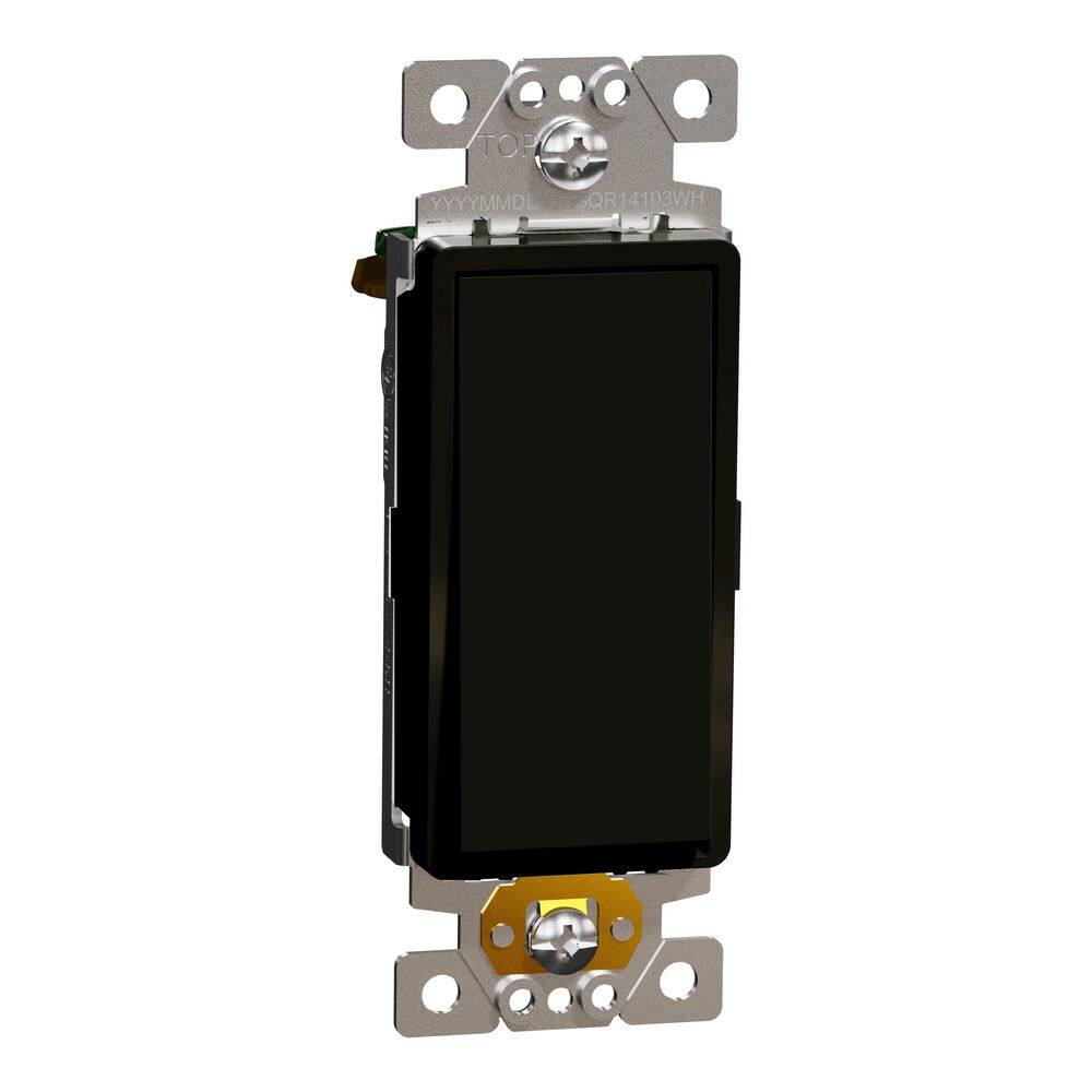 Square D X Series 15 Amp Single-Pole Rocker Switch Back Wire Light ...