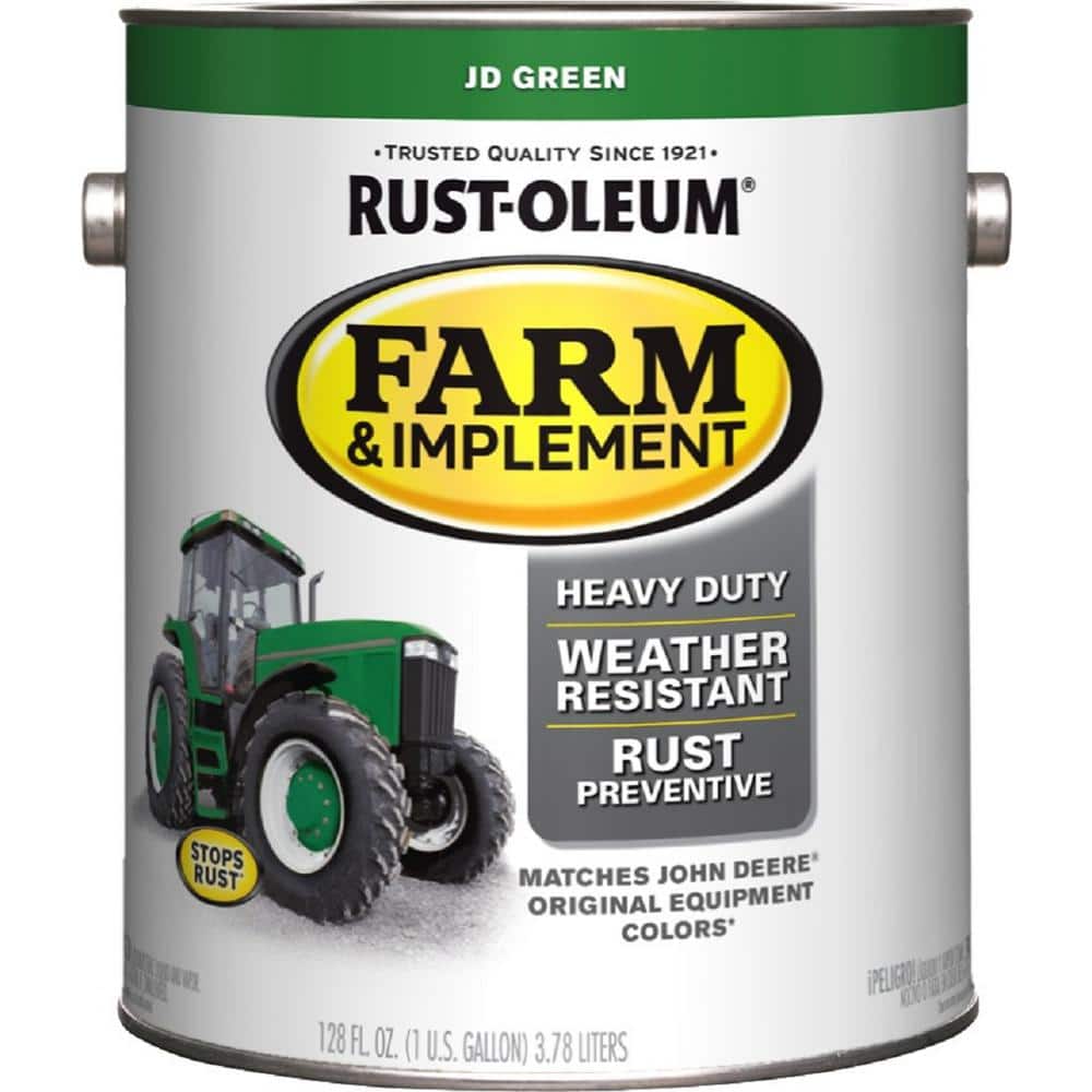 Rust-Oleum 1 gal. Farm Equipment J D Green Gloss Enamel Paint 280170 ...