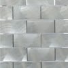 Ivy Hill Tile Urban Silver 2 in x 4 in Aluminum Mosaic Tile ...