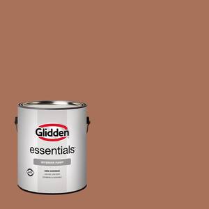 Glidden Premium 5 gal. PPG1068-6 Nutmeg Satin Exterior Latex Paint ...