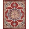 Unique Loom Utopia Helios Burgundy 8' 0 x 10' 0 Area Rug 3135340 - The ...