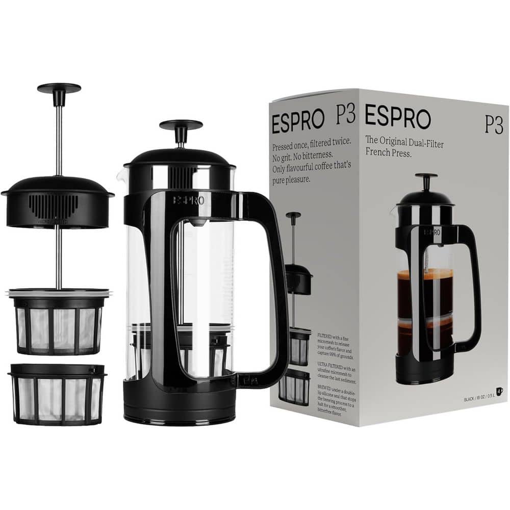 ESPRO 2.25 Cup Small French Press Coffee Maker Double Micro-Filtered ...