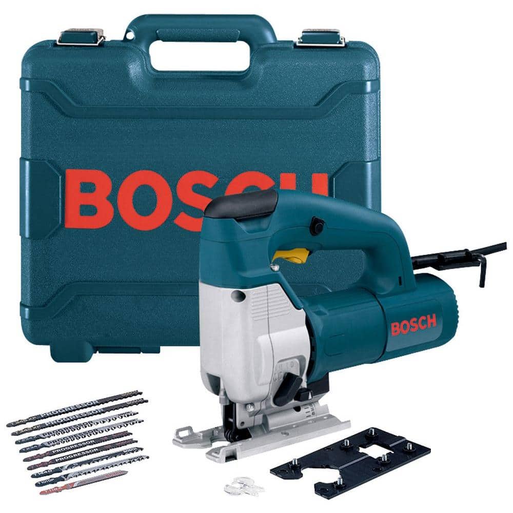 Bosch 5 Amp Corded Top Handle Jig Saw with Case 1587AVSP - The Home Depot