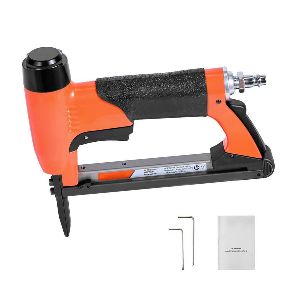 SKYSHALO Pneumatic 22 Gauge Long-Nose Upholstery Stapler, 71 Series 3/8 ...
