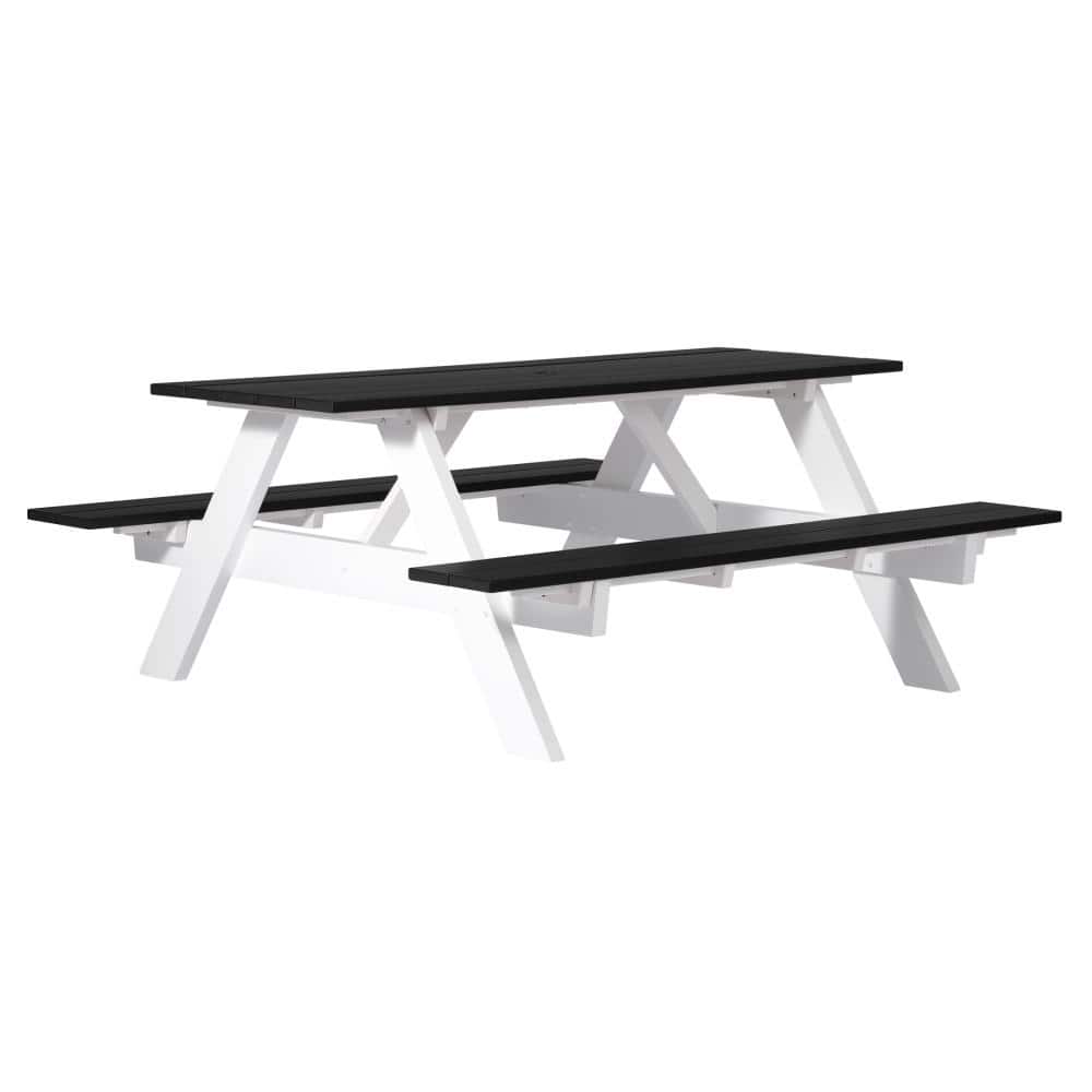 Westin Outdoor Evergreen Outdoor Patio 6-Person Poly Plastic 70 ...