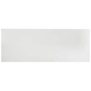 Ivy Hill Tile Alabaster Fluted White 6 in. x 0.52 in. 3D Matte Ceramic ...