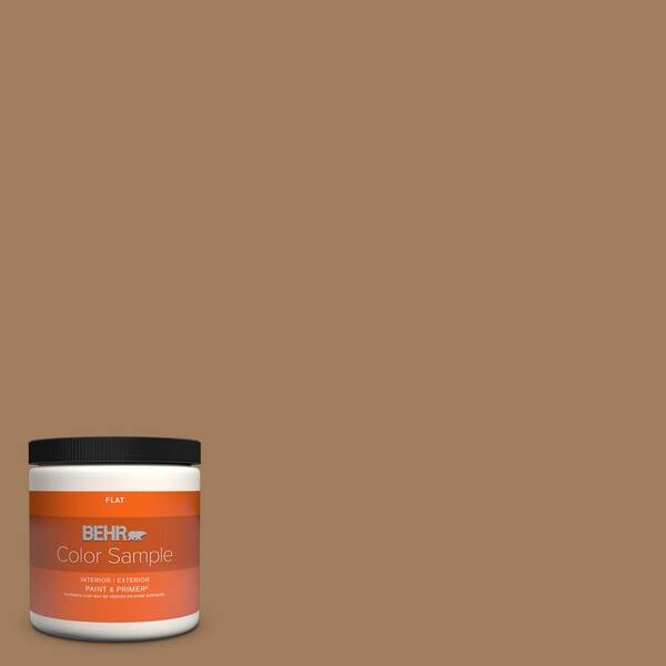 BEHR PREMIUM PLUS 8 oz. #MQ2-11 Outdoor Land Flat Interior/Exterior ...
