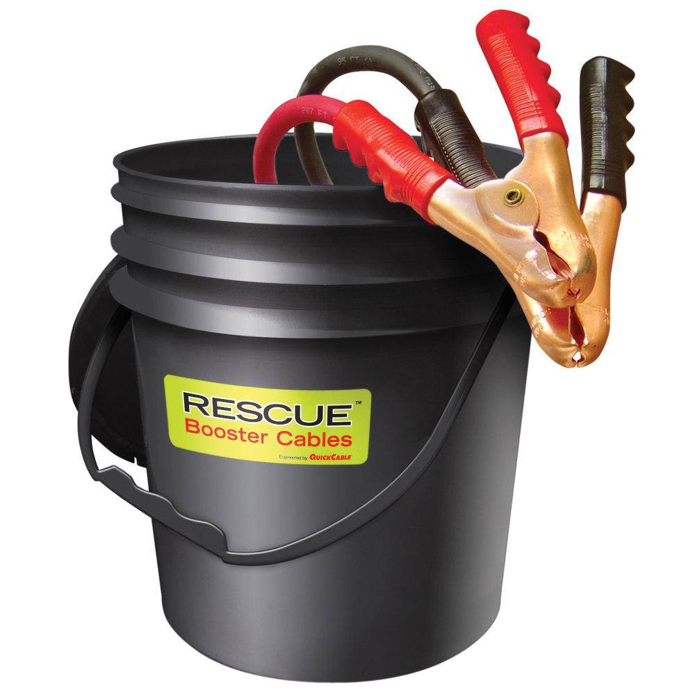QUICKCABLE Booster Cables - 1/0 Gauge, 30 ft. in Pail 602360 - The Home ...