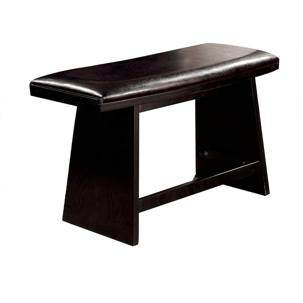 William's Home Furnishing Hurley Black Counter Height Bench CM3433PBN ...