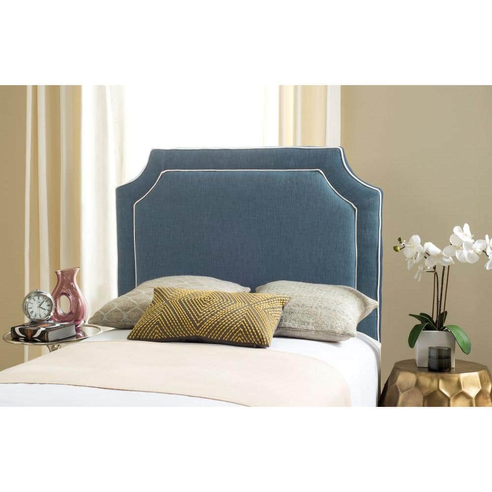 SAFAVIEH Dane Denim Blue Twin Headboard MCR4032C - The Home Depot