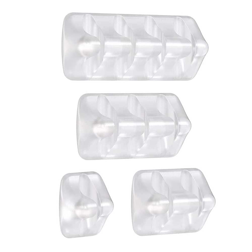 Yichuhaoxi Clear Cable Clips Cord Holders Self Adhesive Organizer for Home Office Car Desk ...