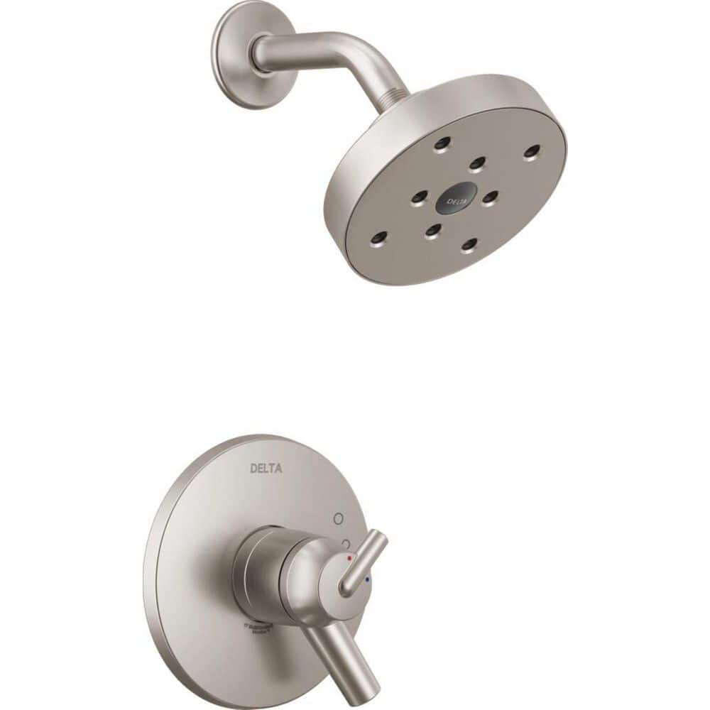 Delta Trinsic 1-Handle Shower Only Faucet Trim Kit in Stainless (Valve ...