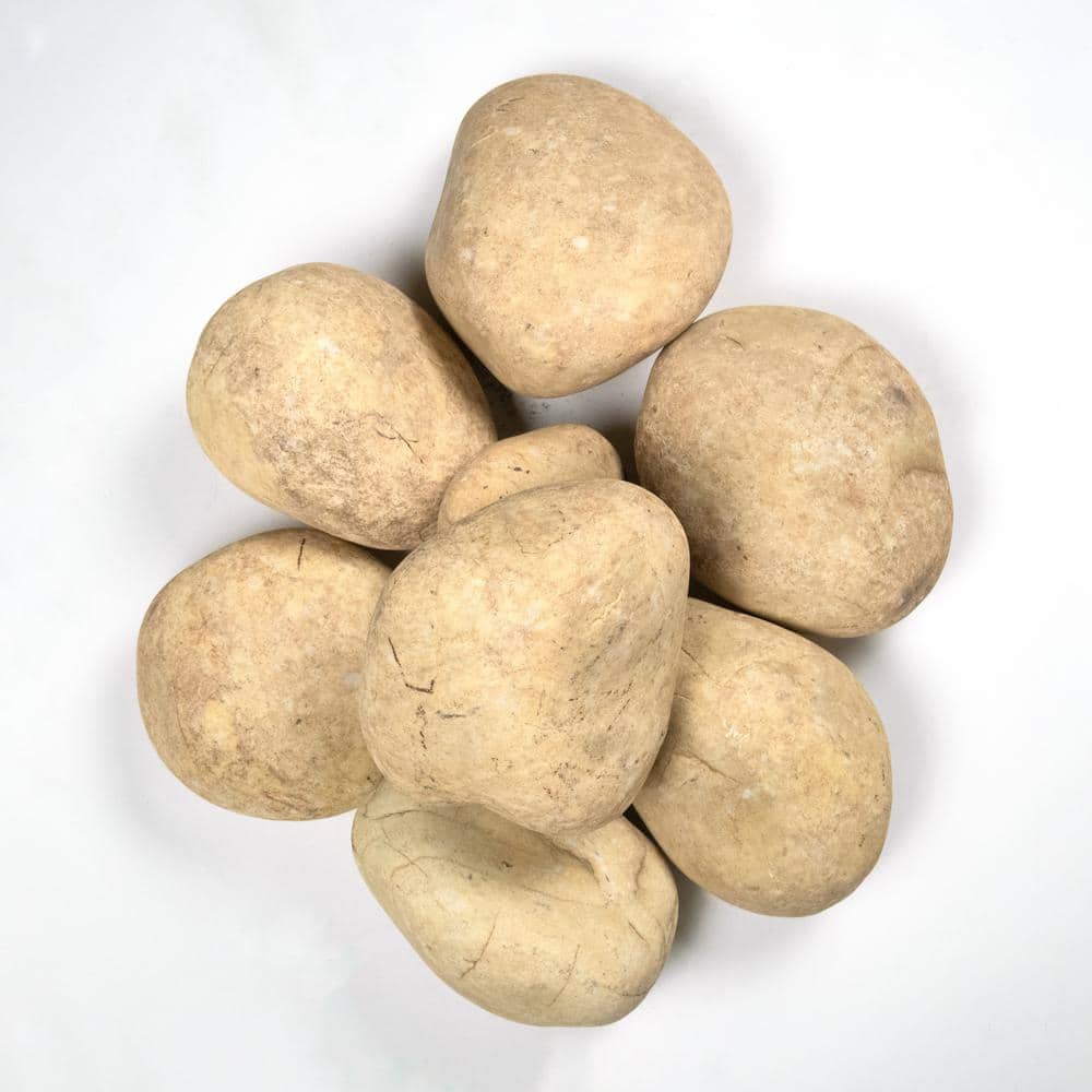 MSI Niagara Yellow (7 in. to 14 in.) Natural Boulder Rocks (3 pieces ...