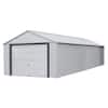 Arrow Murryhill 12 ft. W x 31 ft. D 2-Tone Gray Steel Garage and ...