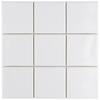 Merola Tile Twist Square White Ice 11-3/4 in. x 11-3/4 in. Ceramic ...