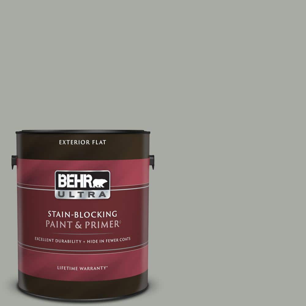 BEHR ULTRA 1 gal. #PPU25-15 Flipper Flat Exterior Paint & Primer 485401 ...
