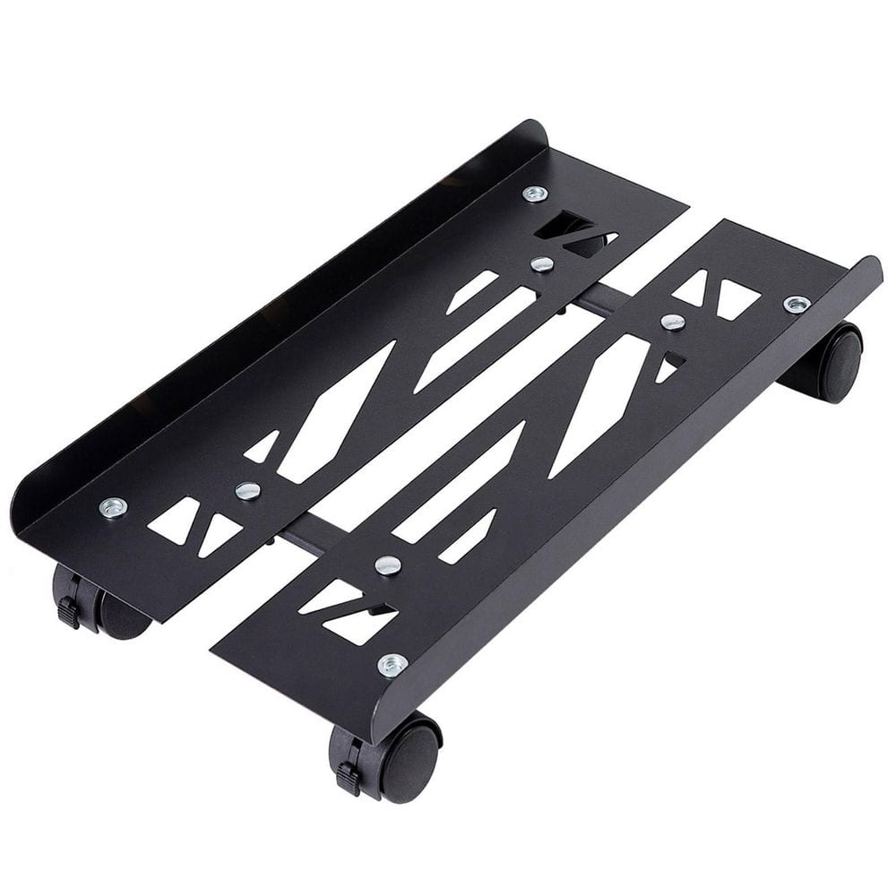 BIBIVIS Adjustable Metal Mobile PC Stand, PC Floor Stand with 4 Locking ...