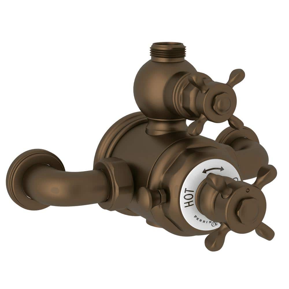 PERRIN & ROWE Edwardian Tub and Shower Valve in English Bronze U.5552X ...