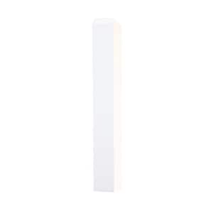LWM 623 9/16 in. x 1-3/4 in. x 3-1/4 in. MDF Primed Radius Base Outside ...