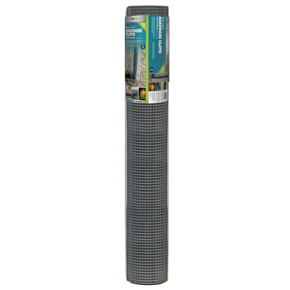 YARDGARD 1/4 in. x 4 ft. x 50 ft. Galvanized Steel Hardware Cloth ...