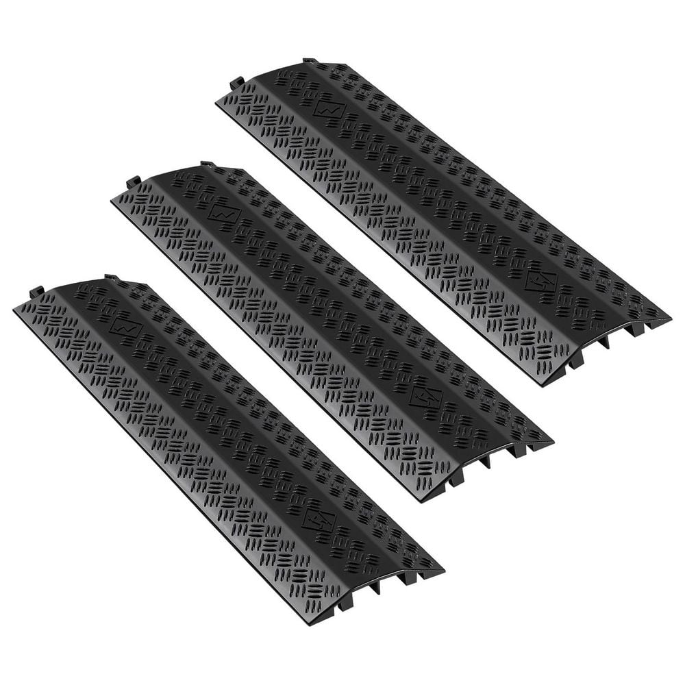 VEVOR Drop Over Cable Cover, 17,500 lbs. /Axle Load Heavy Duty Ramp ...