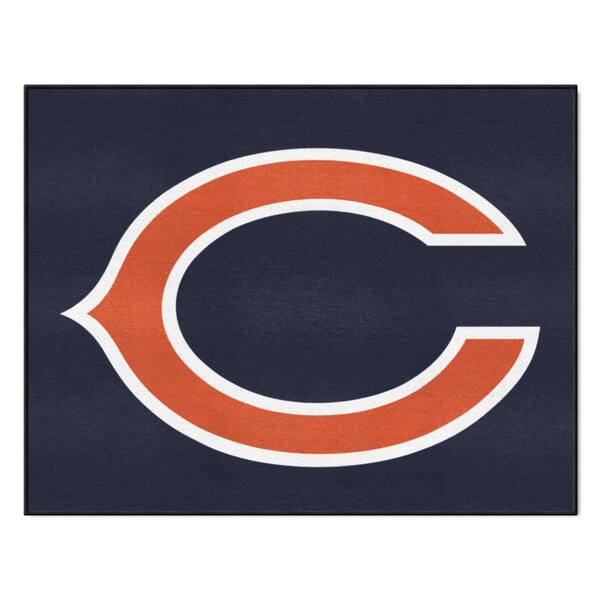 FANMATS Chicago Bears Navy Blue All-Star Rug - 34 in. x 42.5 in. 39967 ...