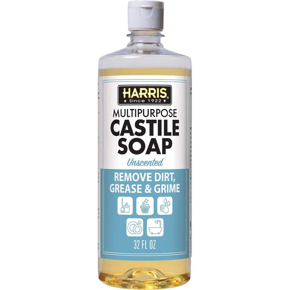 Harris 32 oz. Unscented Castile Soap All Purpose Cleaner CSU-32 - The ...