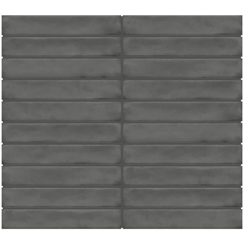 Daltile Artcrafted Drift 2-7/8 in. x 2-1/4 in. Glossy Ceramic Straight ...