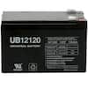 UPG 12-Volt 12 Ah F2 Terminal Sealed Lead Acid (SLA) AGM Rechargeable ...