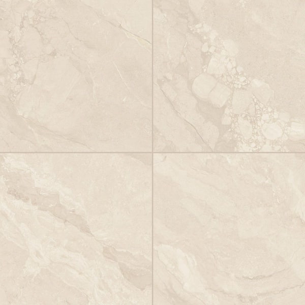 Have a question about Giorbello Spanish Callas Cross-Cut Beige 24 in. x ...
