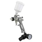 NuMax Pneumatic 0.8 mm Tip Mini HVLP Gravity Feed Spray Gun with 125 cc Plastic Cup SPS08 The Home Depot